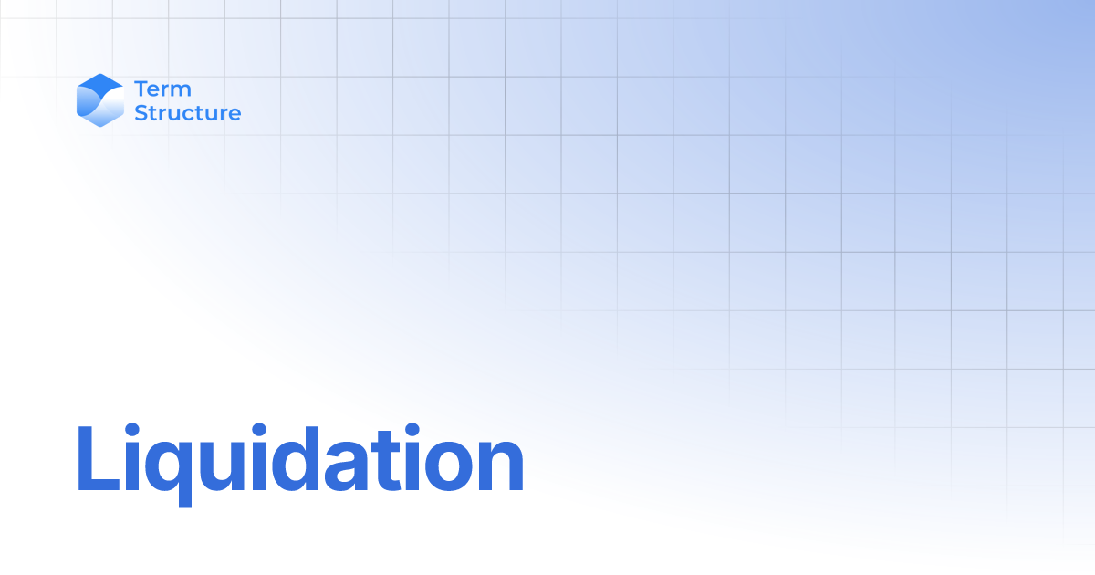 Liquidation | Term Structure Tutorials